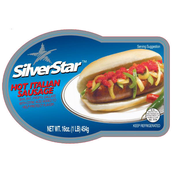 Hot Italian Sausage - 1 lb. | Silver Star Meats